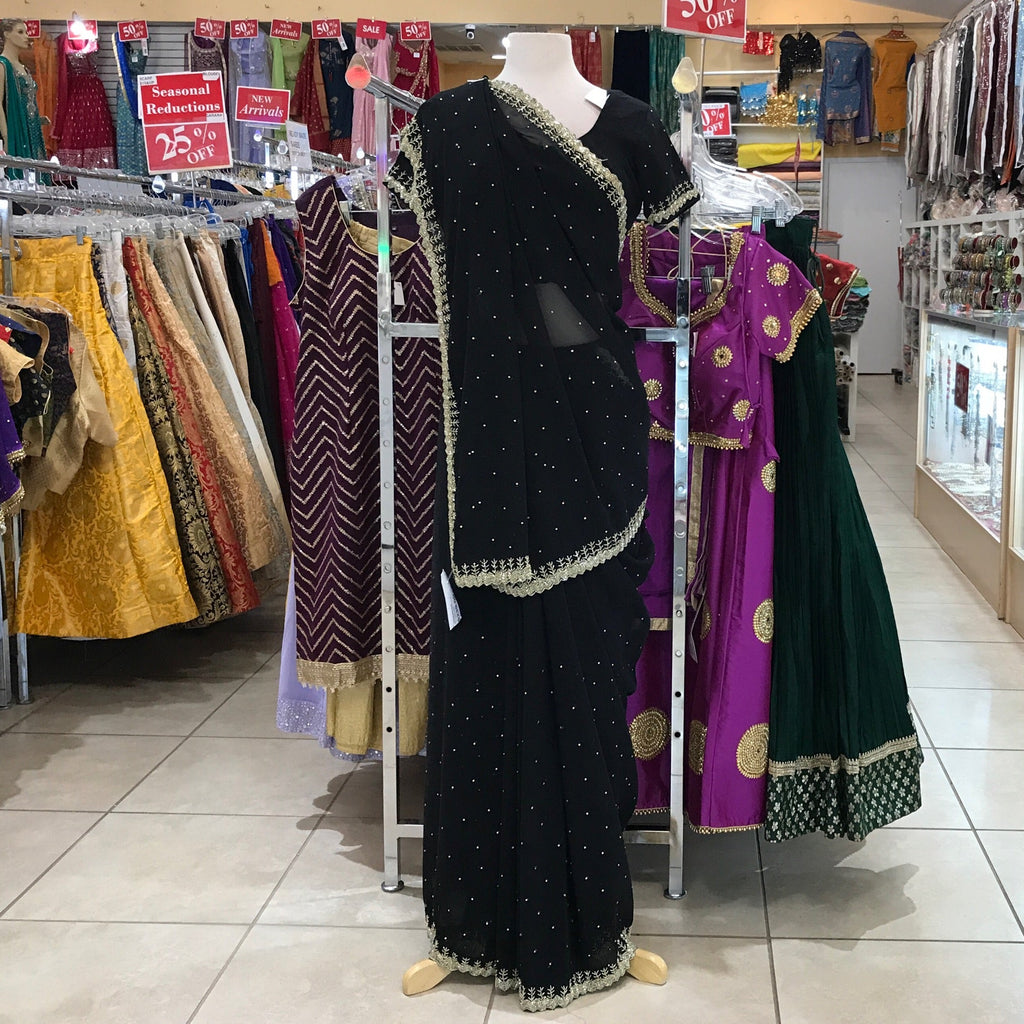 EMBROIDERY SAREE/READY BLOUSE – Mirage Sarees